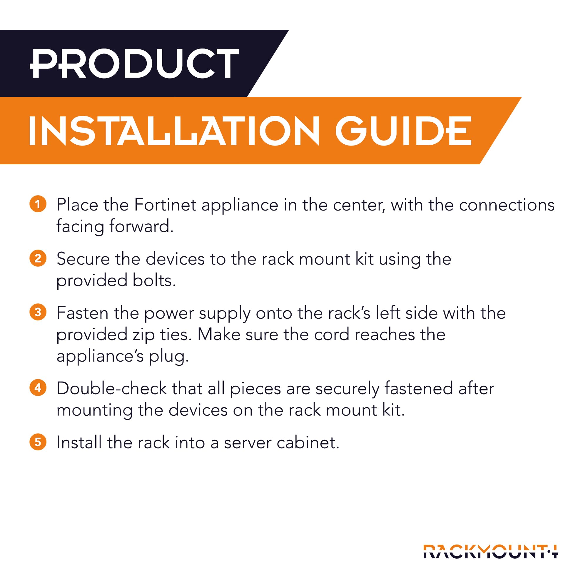Buy Fortinet Firewall Appliance Rack Mount - 1U Server Rack Shelf with ...