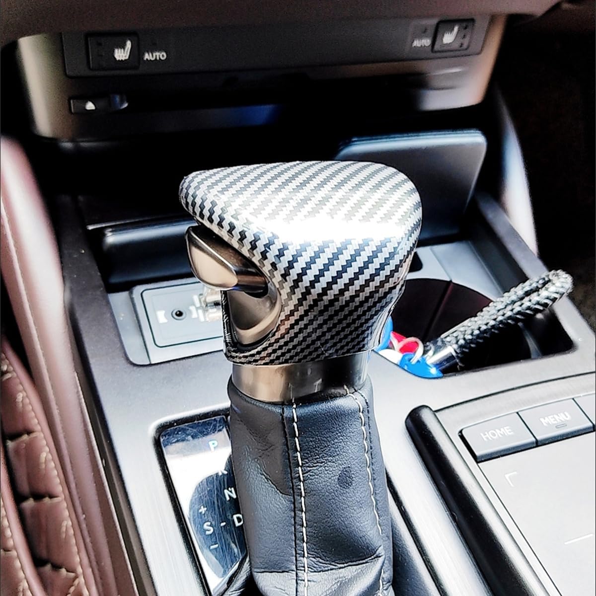 Sekhyna Gear Shift Knob Cover Trim Compatible With Lexus ES