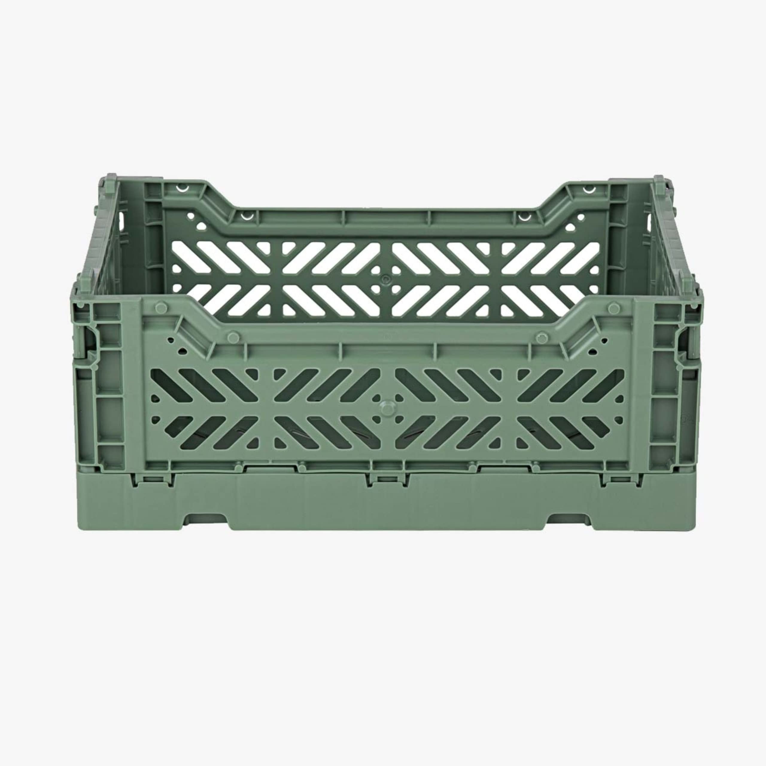 Snapklik.com : AYKASA Collapsible Storage Bins, Plastic Crate For ...