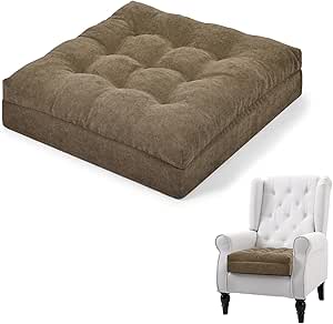 Amazon.com: TANYOO Recliner Cushion Patent Dual Layer Fillings Chair Cushion for Elderly 20x20x5 ...