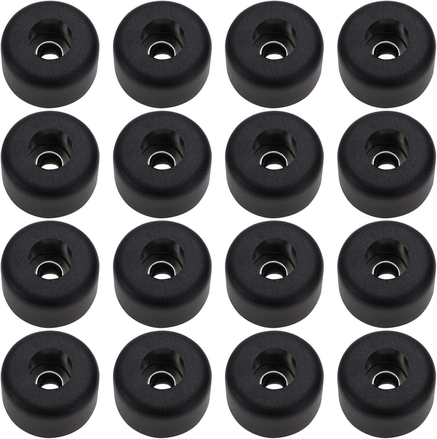 SG Store 16PCS Speaker Rubber Feet with Stainless Washer 25x15mm Round ...