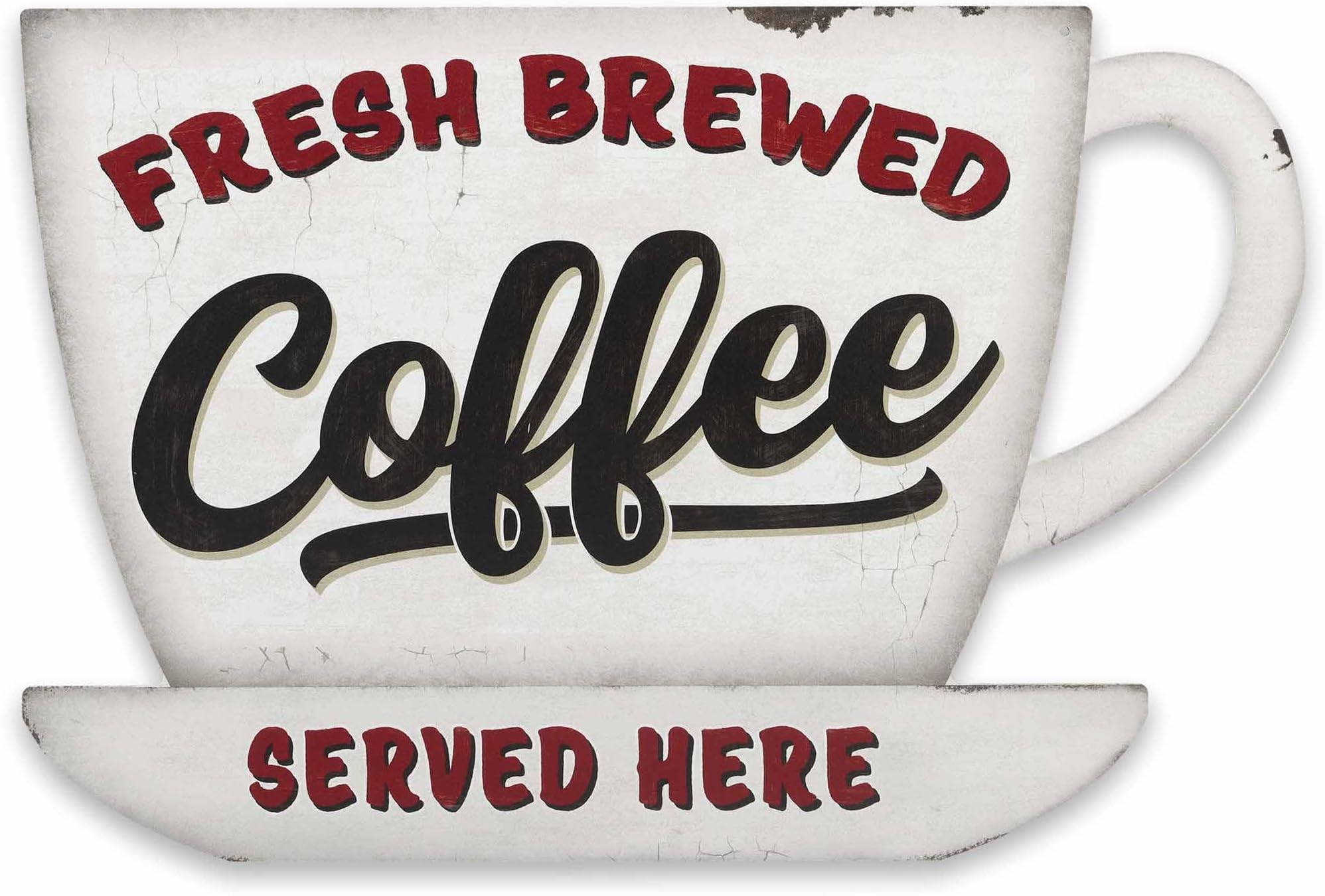 Amazon.com: AiYahoo Fresh Brewed Coffee Served Here Have a Cup Retro ...
