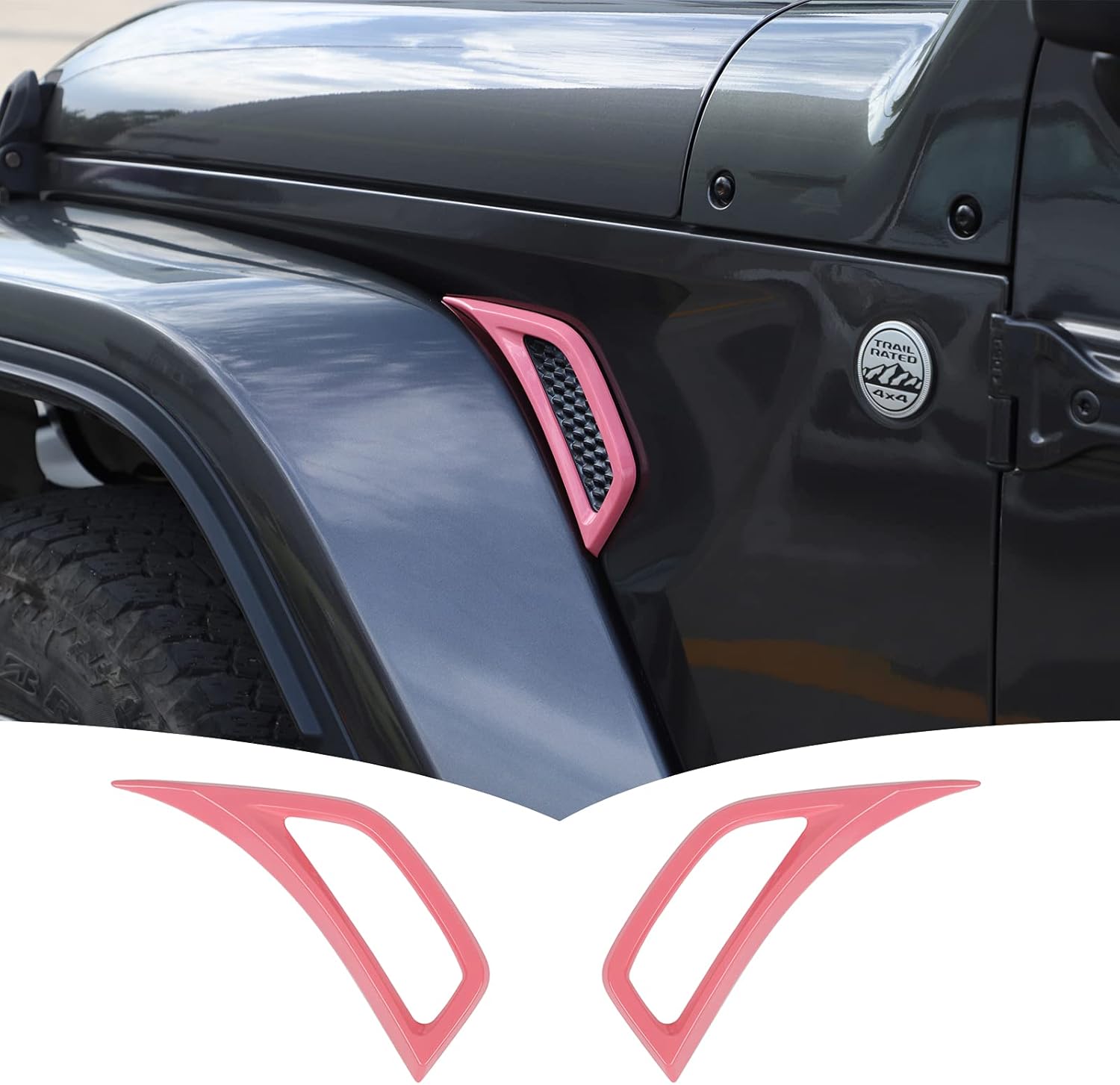 Amazon.com: Voodonala Wheel Eyebrow Side Air Conditioning Vent ...