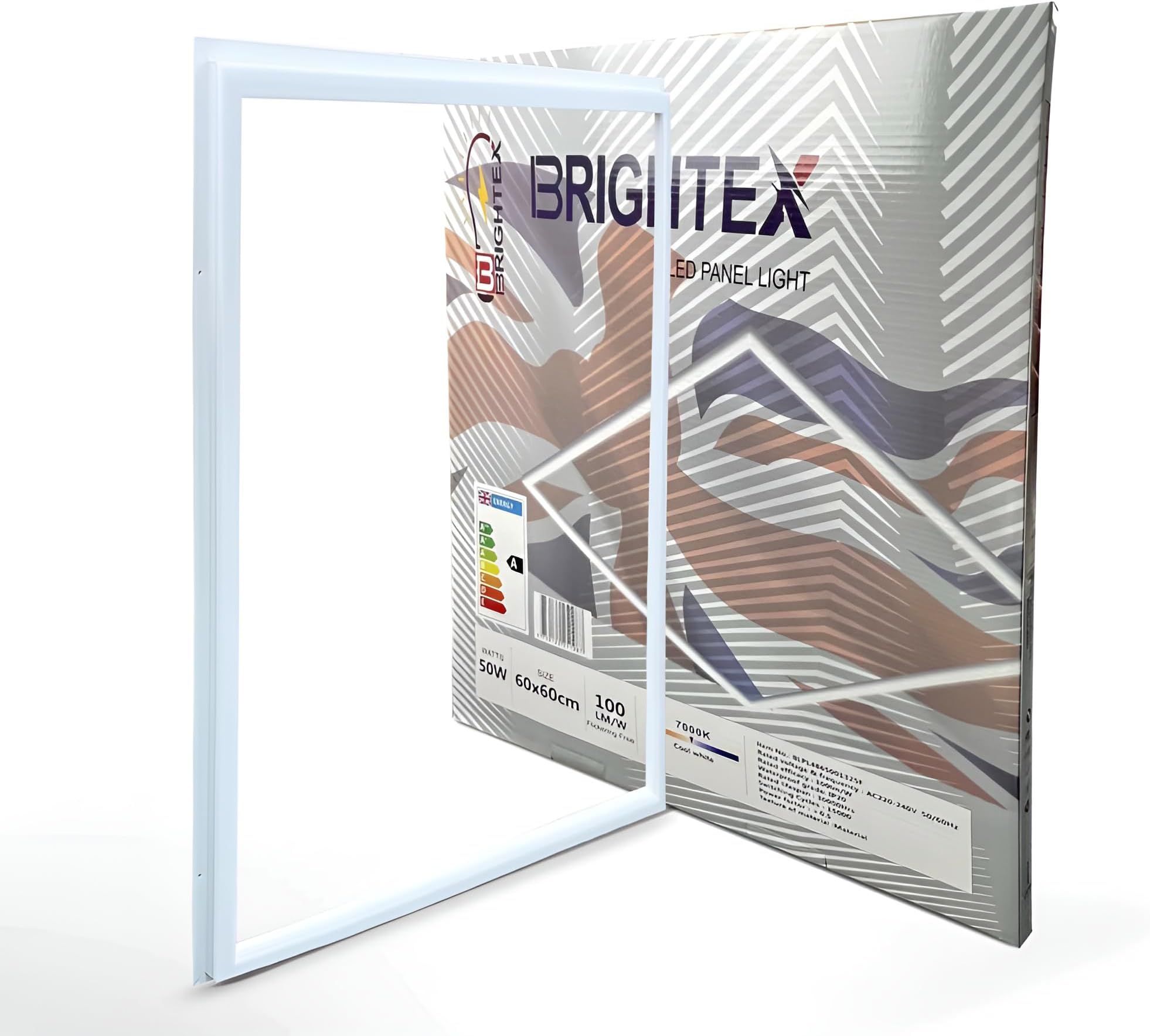 Brightex, led Panel Light 600x600mm 5000 Lumen Square Edge Lits 50W LED ...