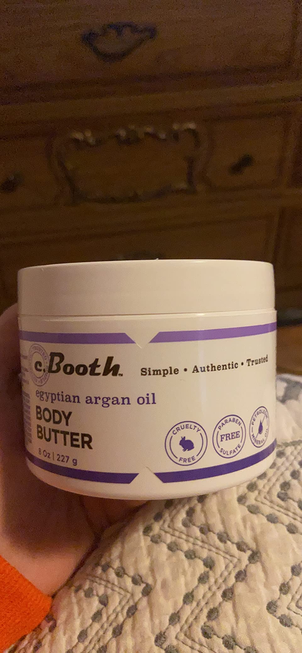 Amazon.com : c. Booth Body Butter, Egyptian Argan Oil, 8 oz : Body ...