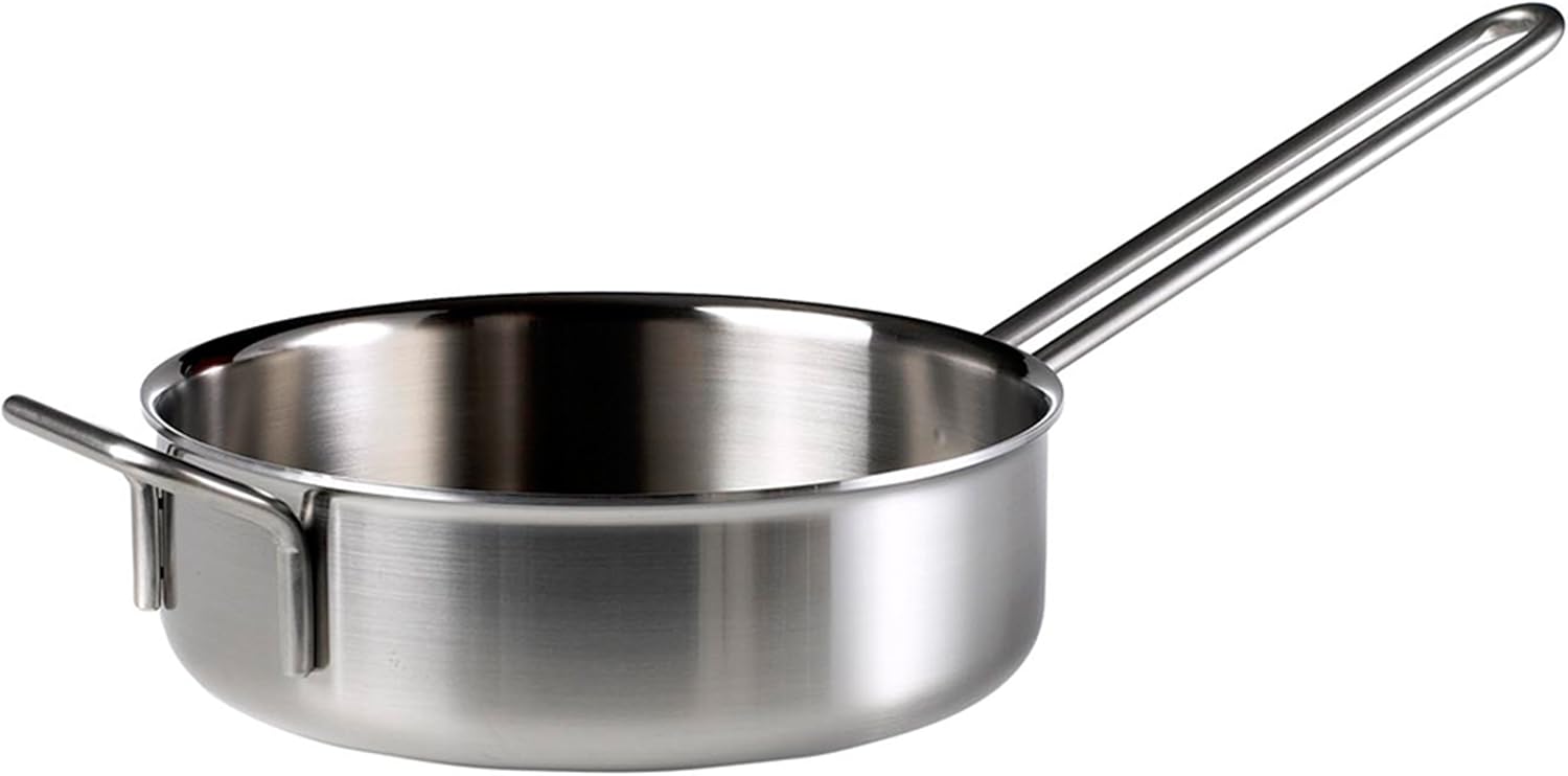 Amazon.com: Eva Trio Stainless Steel Multi Clad Saute Pan, 24cm: Home ...