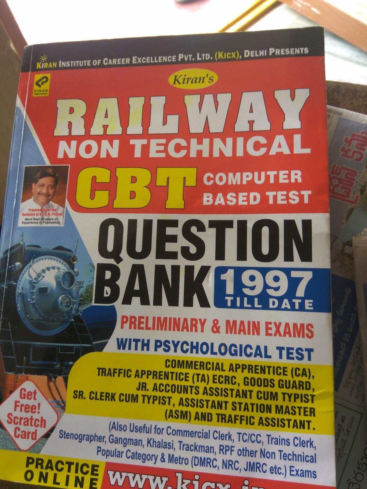 Buy Railway Non-Technical Cbt Question Bank 1997 Till Date - 2047 Book ...