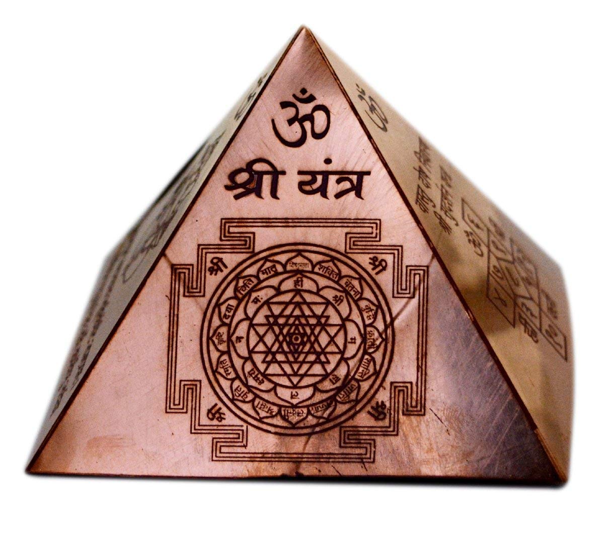 Buy Purvik Vastu Feng Shui Yantra Collection Copper Pyramid Om/Aum ...