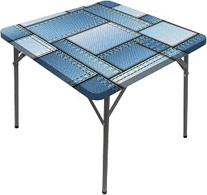 Amazon.com: JUNTAIY Farmhouse Elastic Edged Tablecloth, Patchwork of ...