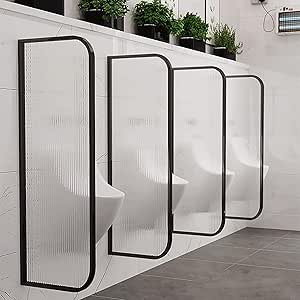 Amazon.com: Wall-Mounted Urinal Privacy Screen, Urinal Partition Wall Divider, Men Urinal ...
