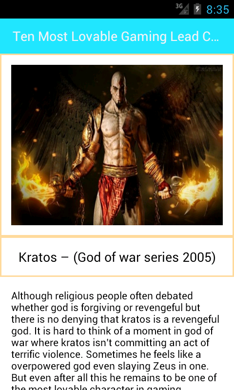 10 Most Lovable Gaming Lead Characters - App on Amazon Appstore