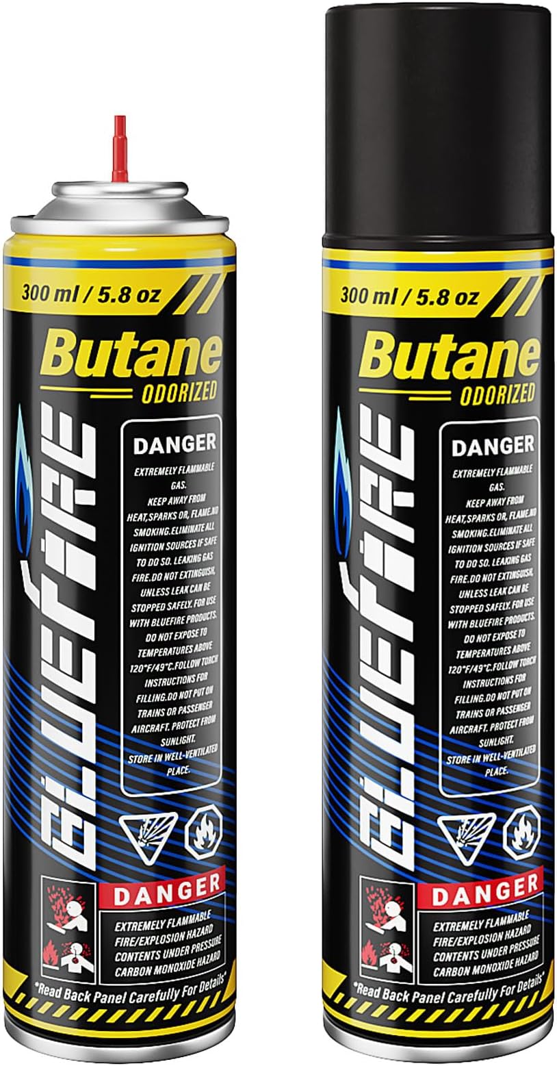 Amazon.com: Spozer 12 Pack Lighter Gas Refill Butane Universal Fluid ...