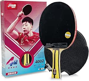 Amazon.com : DHS 4002 Table Tennnis Paddle ITTF Approved 4 Star Ping ...