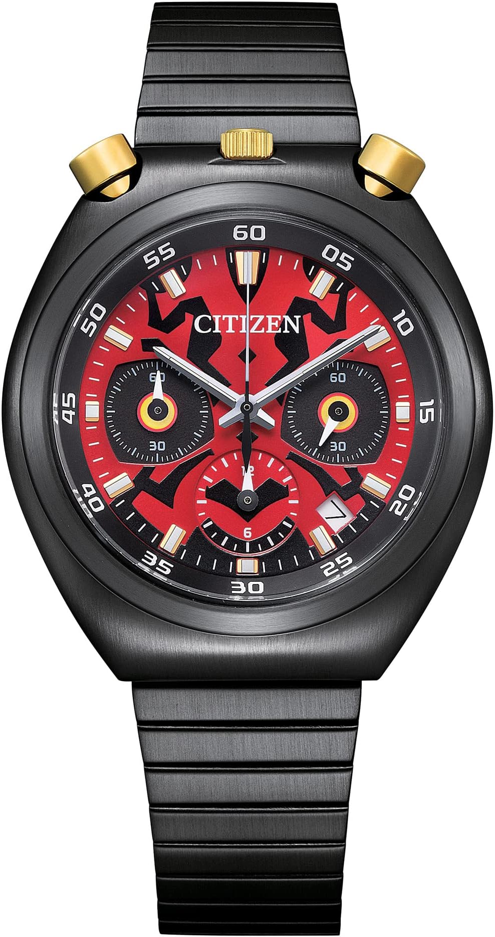 Citizen Wars Death Star Eco-Drive Reloj para hombre, Negro y dos tonos ...