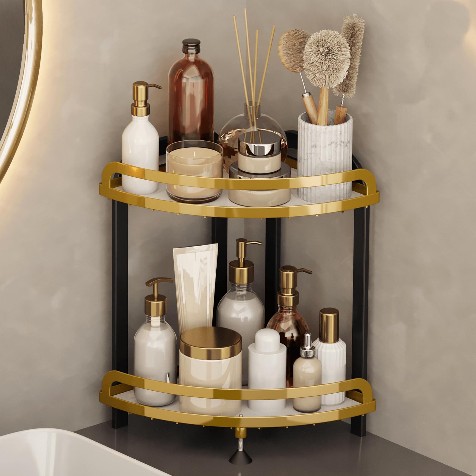 Amazon.com: Aveniee Corner Bathroom Counter Organizer, Bathroom ...