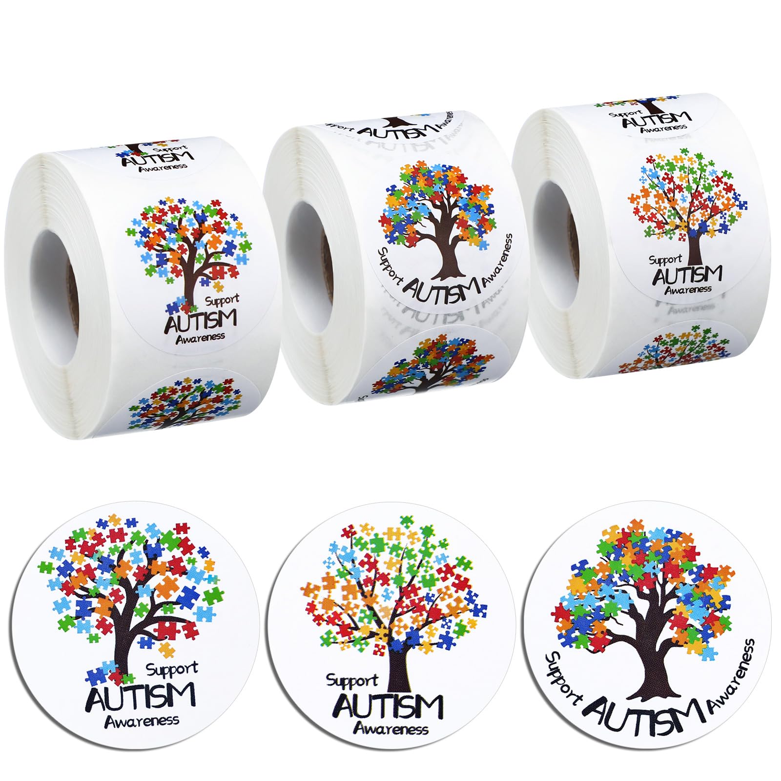 Amazon.com: Eaasty 1500 Pcs Autism Awareness Stickers for Kids Autism ...
