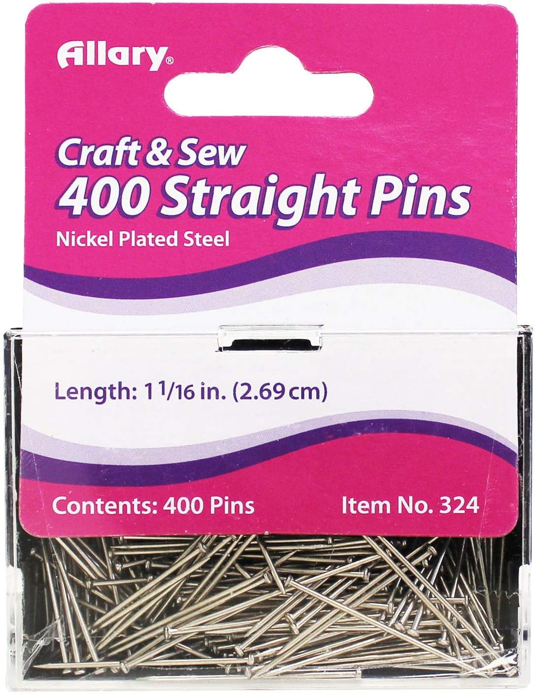 Amazon.com: ALLARY CORPORATION PINS Straight 1-1/16", Size 17