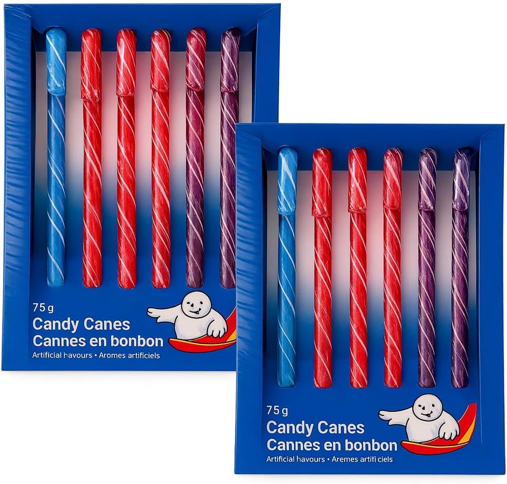 Candy Cane Freeze Pops, 6 Count (75g) - Pack Of 2 Christmas, blue ...