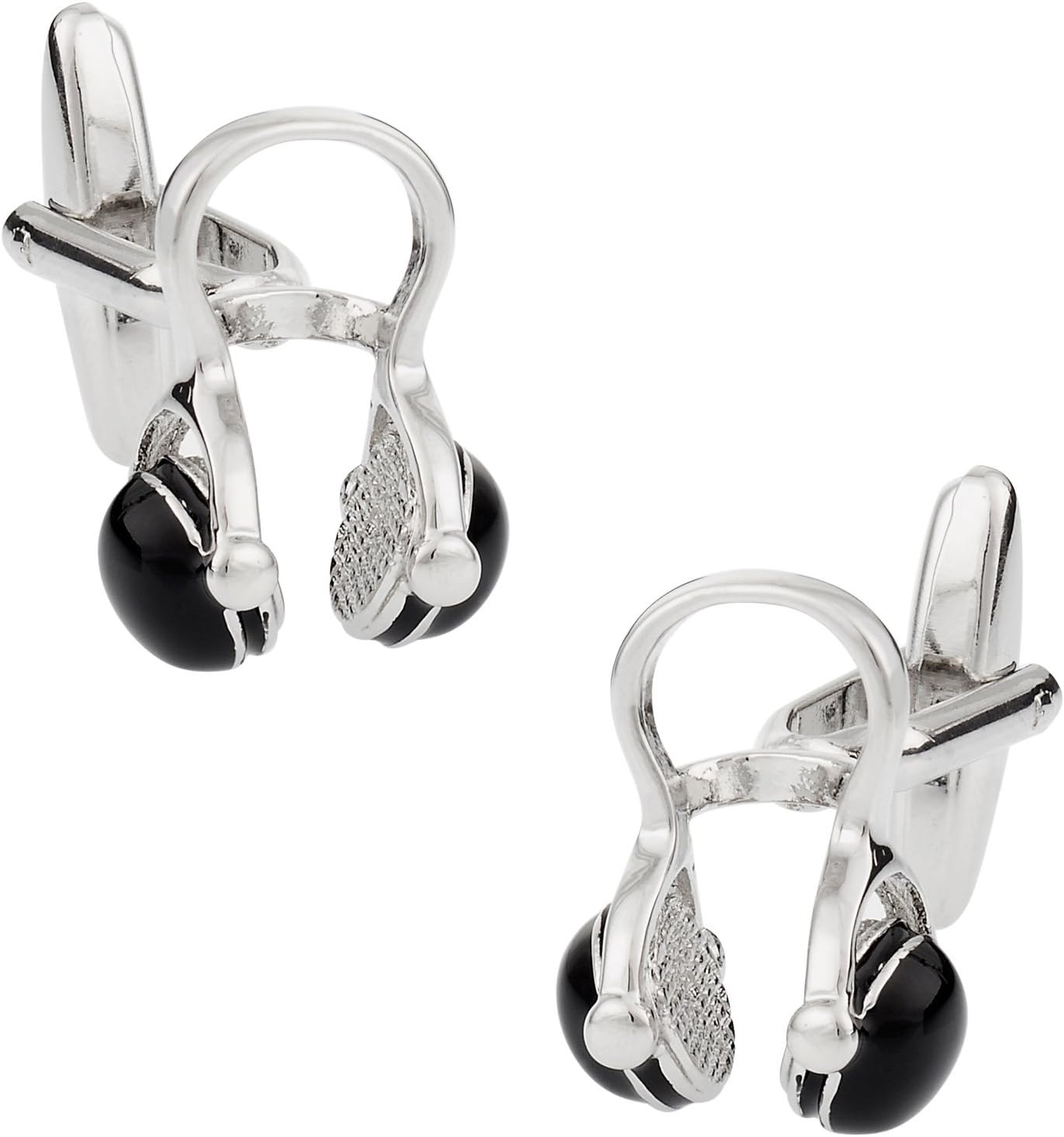 Amazon.com: Cuff-Daddy Headphones DJ Radio Pair Cufflinks in a ...