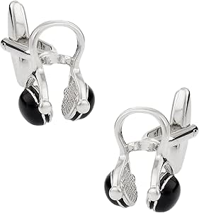 Amazon.com: Cuff-Daddy Headphones DJ Radio Pair Cufflinks in a ...