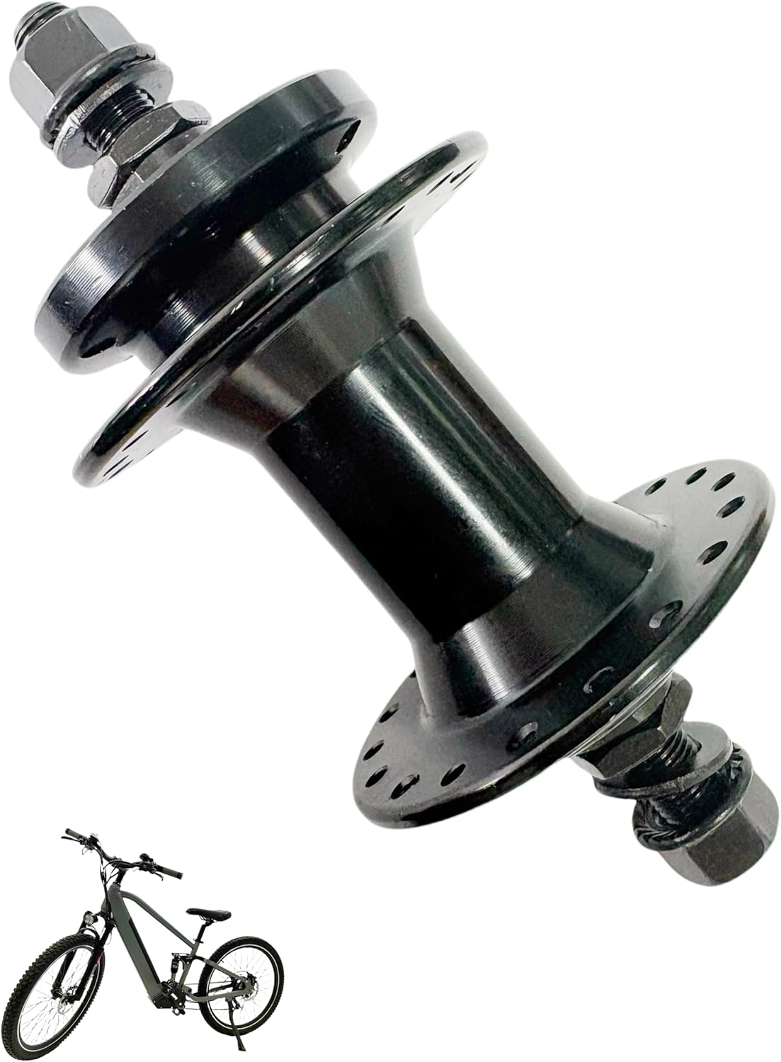 Amazon.com : 36 Hole Aluminum Bicycle Front Hub, 100mm QR, Disc Brake ...
