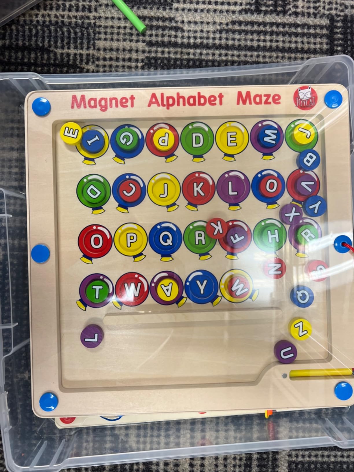 $6/mo - Finance JoyCat Magnetic Alphabet Maze Board Alphabet Learning ...
