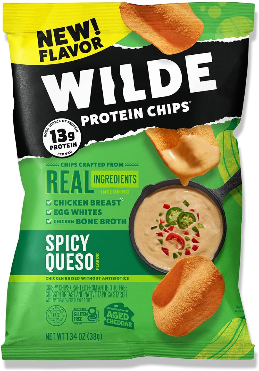 Amazon.com : WILDE Protein Chips Variety Pack, High Protein Snacks ...