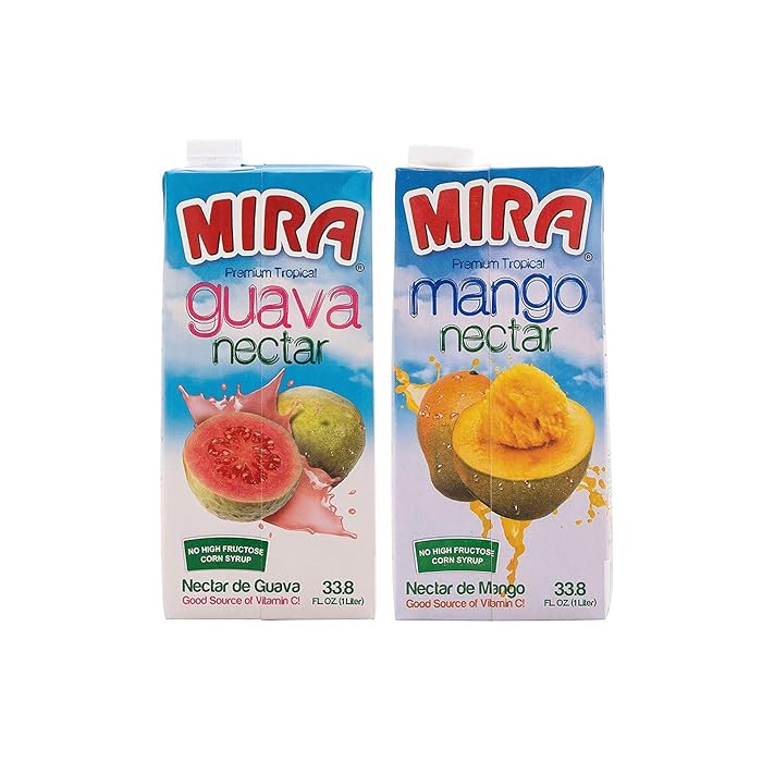 Buy Mira Premium Tropical Guava & Mango Nectar 33.8fl.oz, 2 Pack Online ...