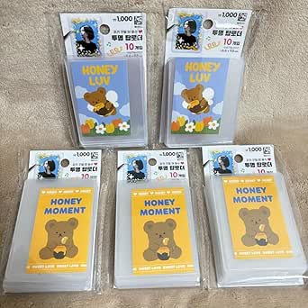 Amazon.co.jp: Korea Daiso Limited Hard Case Trading Card Case Set of 50 ...