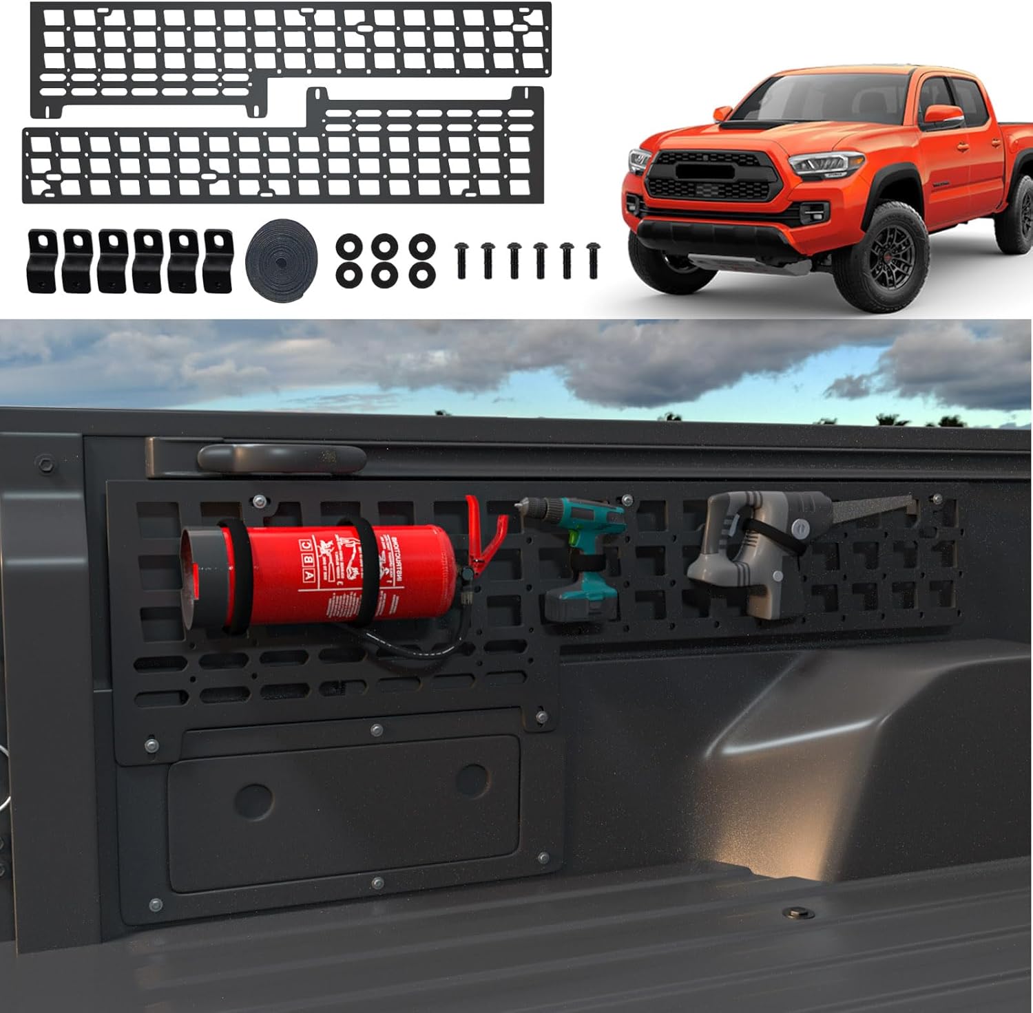 Amazon.com: SZYANG 5FT Side Bed Molle Panel Compatible with 05-23 ...