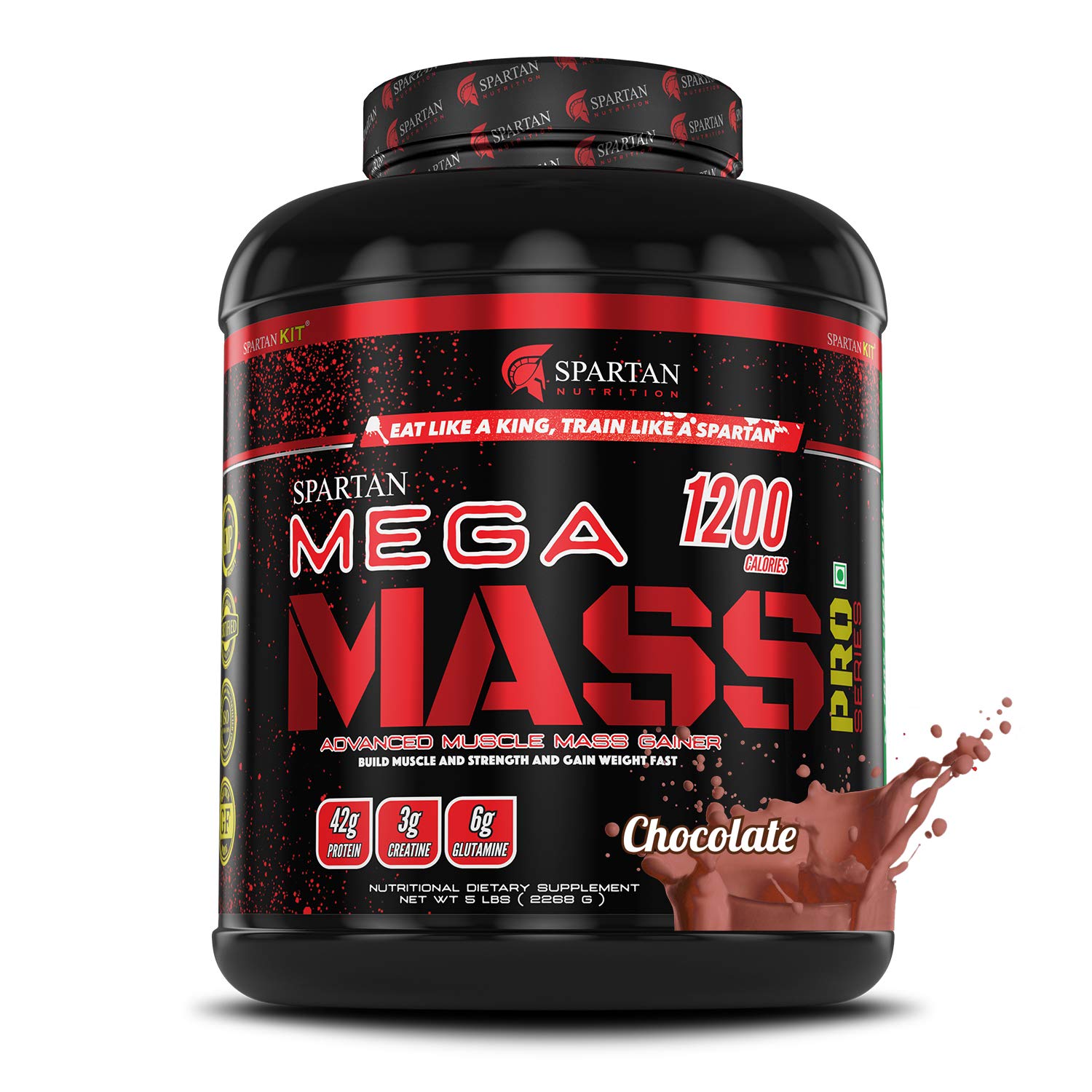 Buy Spartan tion Mega Mass Pro High Protein and High Calorie Mass ...