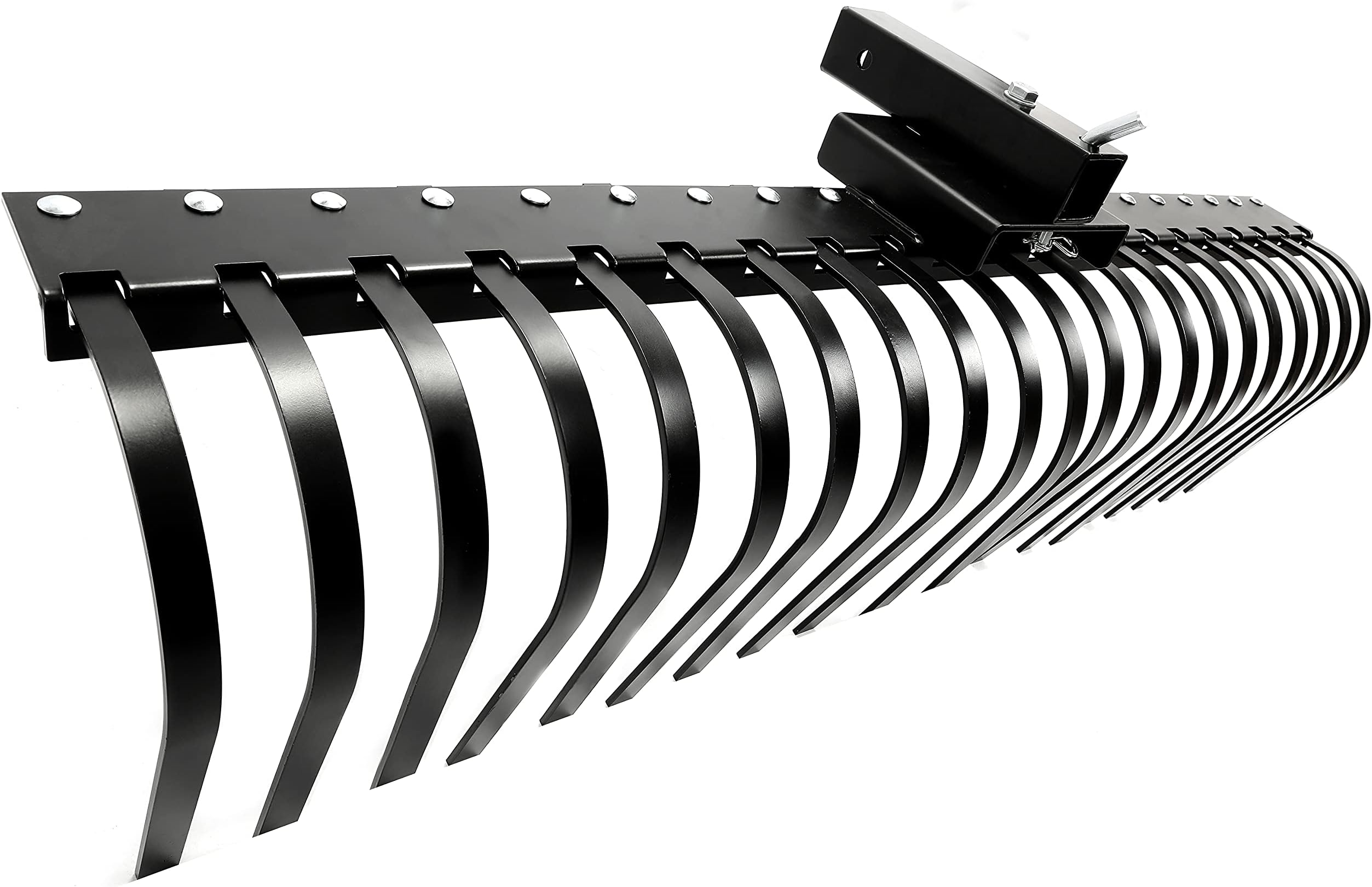 Amazon.com : KUAFU 60 Inch Landscape Rake Fit for 2 Inch Receiver ATV ...