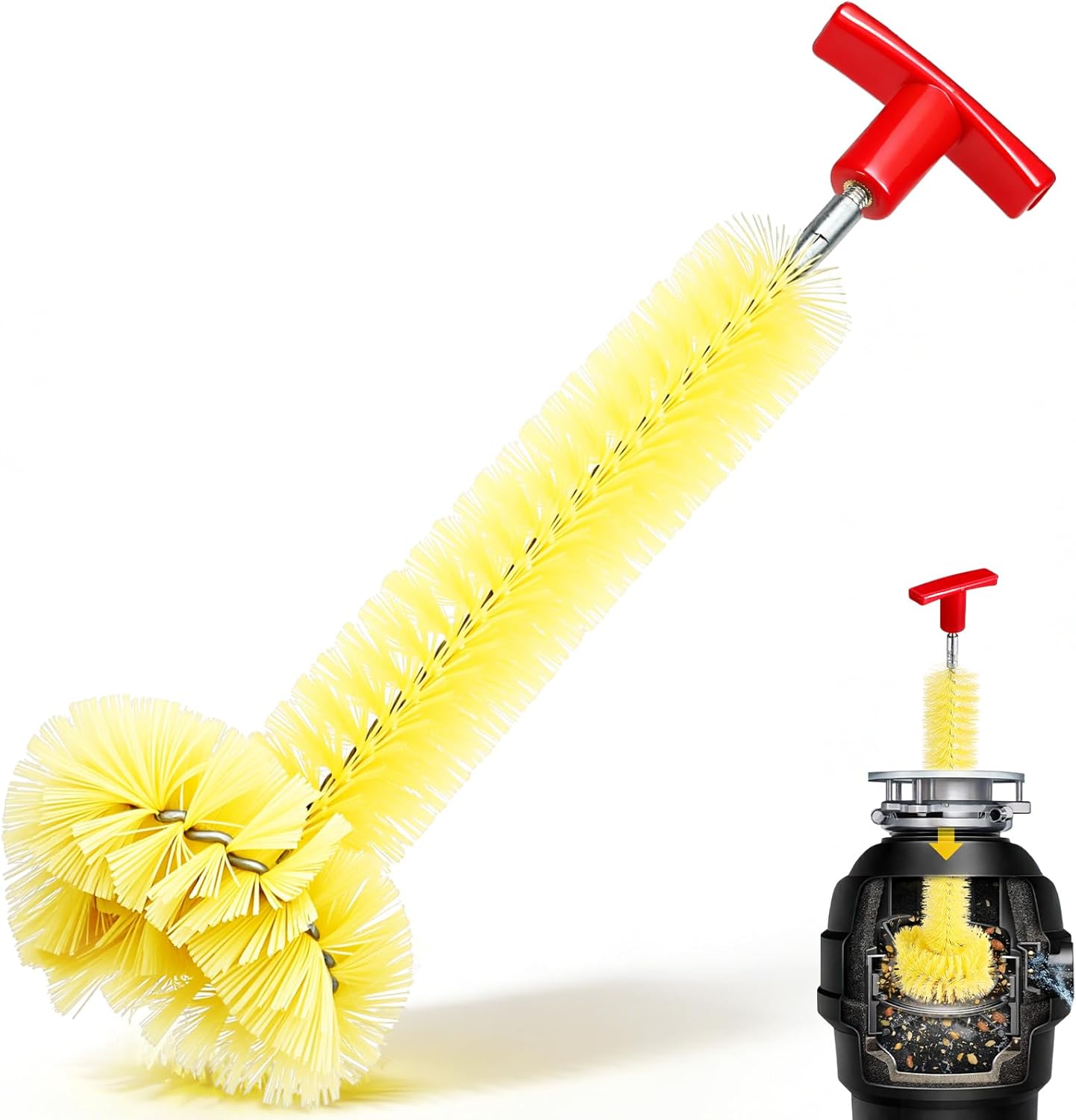 Amazon.com: Ferrochef Garbage Disposal Cleaner Sink and Drain Brush ...
