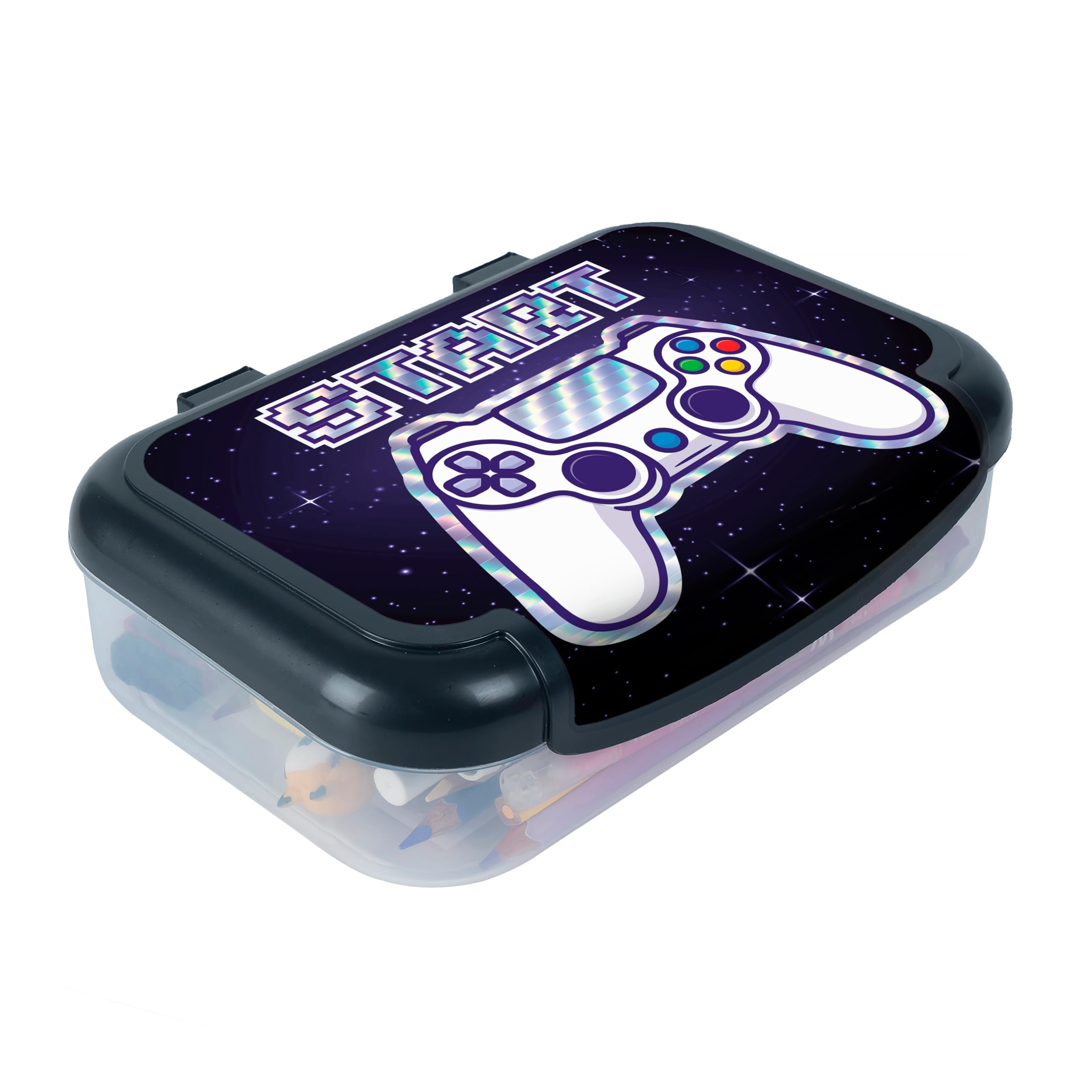 Amazon.com : ZIPIT Large Recycled Plastic Pencil Box for Kids | Gaming ...