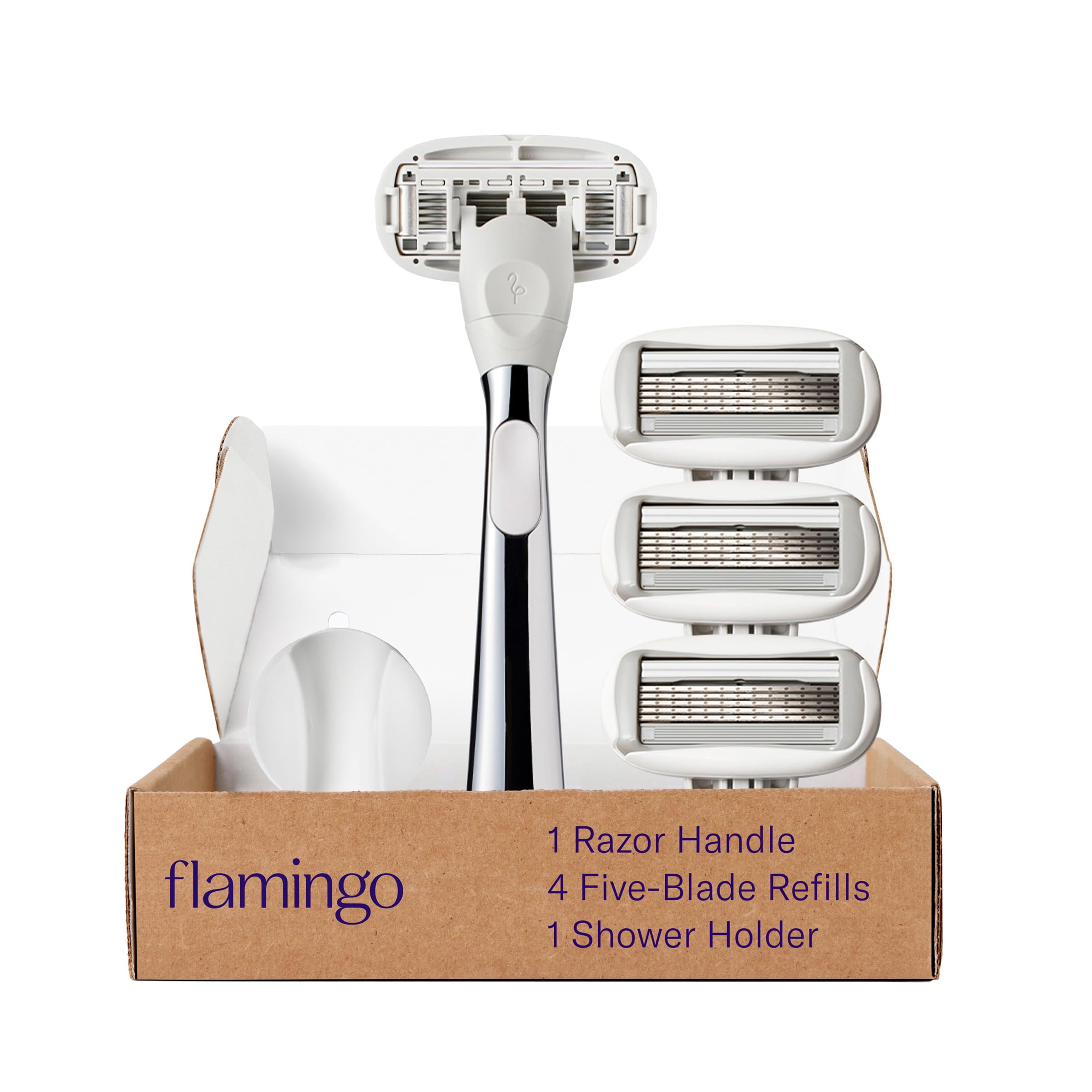 Amazon.com: Flamingo Razors for Women, 1 Women's Razor Handle (Chrome ...