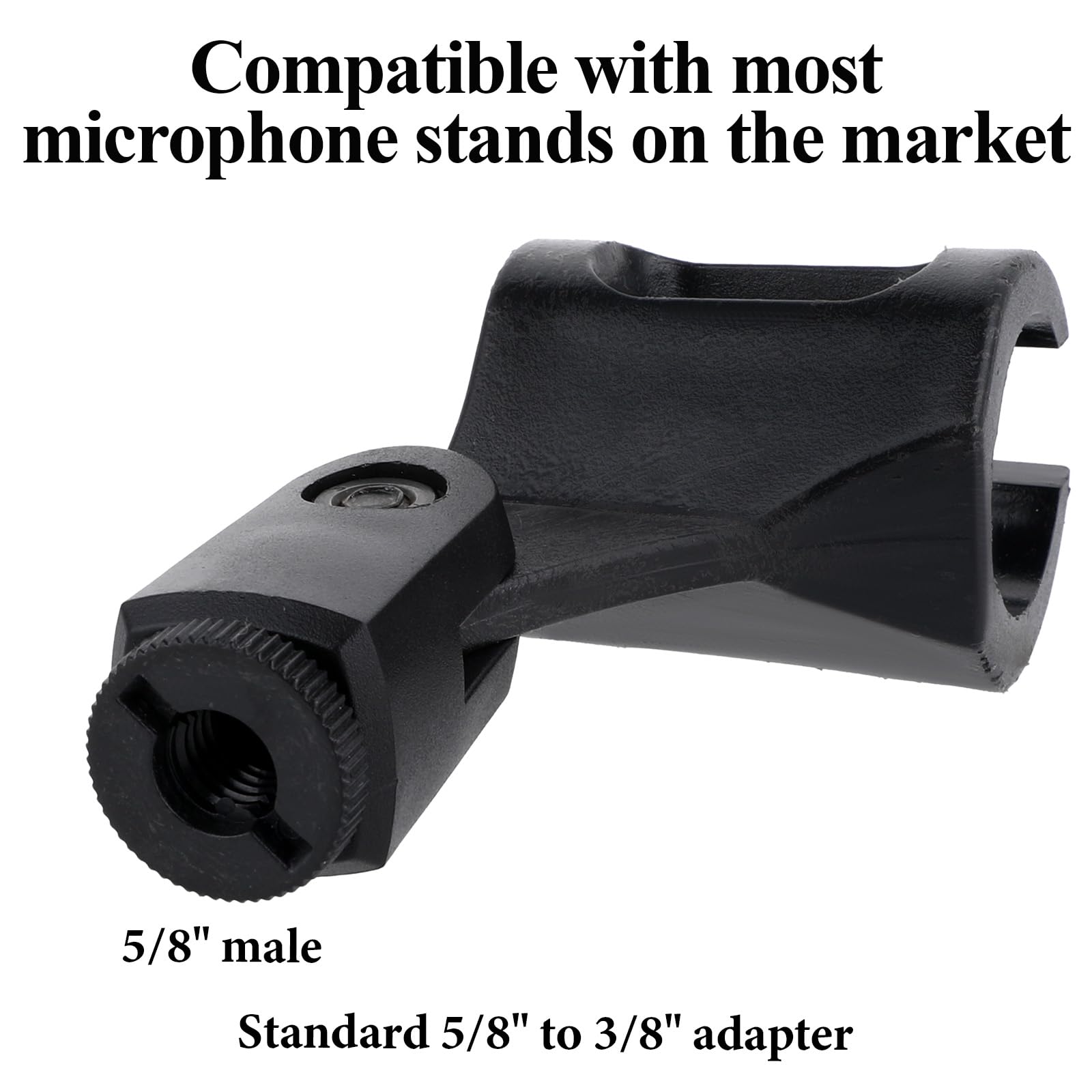 Microphone Clips, 4 Pcs Adjustable Angle Mic Holder Clips for ...