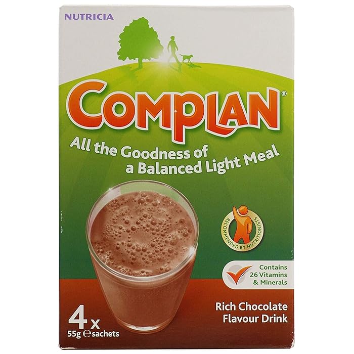 Buy Complan Nutritious Vitamin Rich Drink Chocolate Flavour 4 x 55g ...