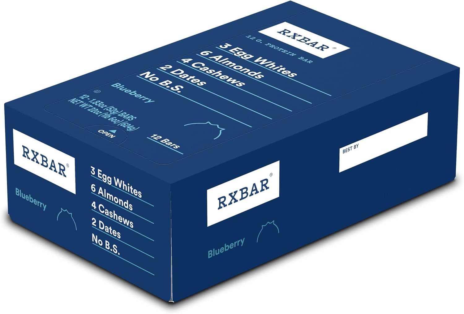 RX Bar Protein Bar, Blueberry, 4 Pound : Amazon.com.mx: Salud y Cuidado ...