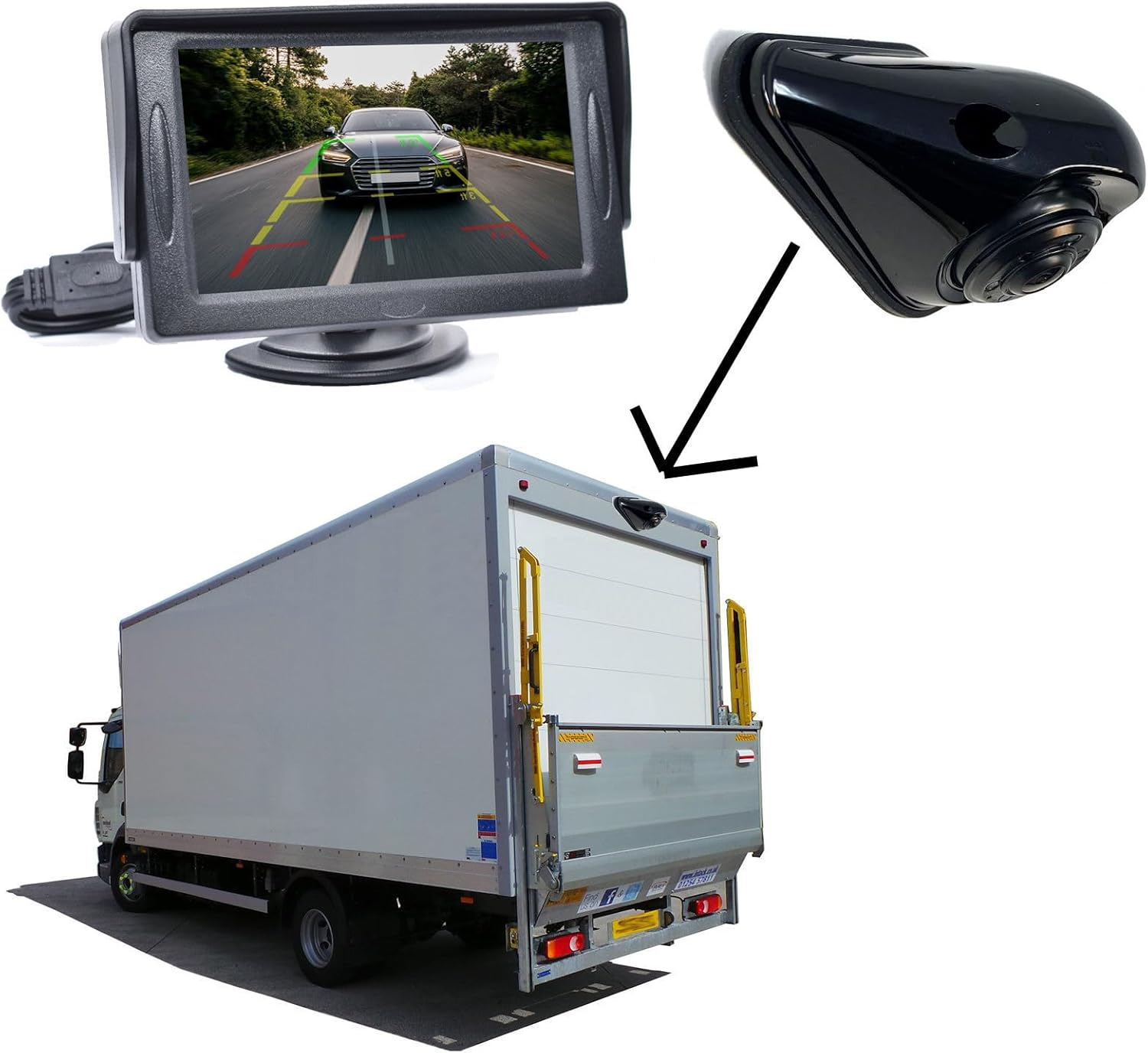 Dolphin Automotive Rearview Van Lorry Parking Reversing Camera Inc ...