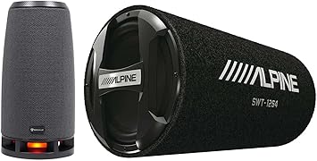 Amazon.com: Alpine SWT-12S4 1000w 12" Subwoofer in Bass Tube 4-Ohm Sub ...