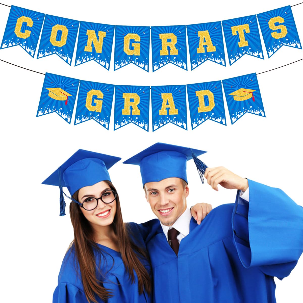Blue Graduation Banners Graduation Banner 2022, Graduation Decoration,