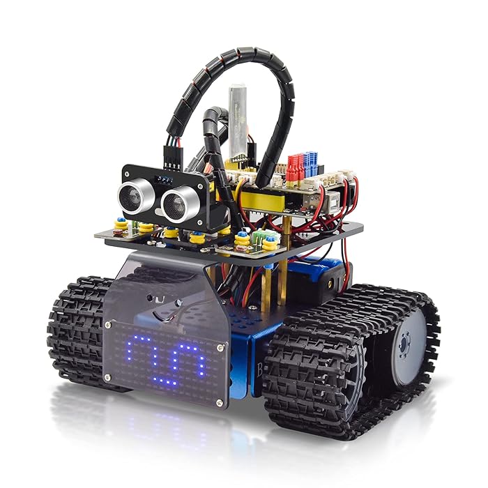 Buy KEYESTUDIO Smart Mini Robot Tank Car Kit V3.0 for Arduino IDE with ...