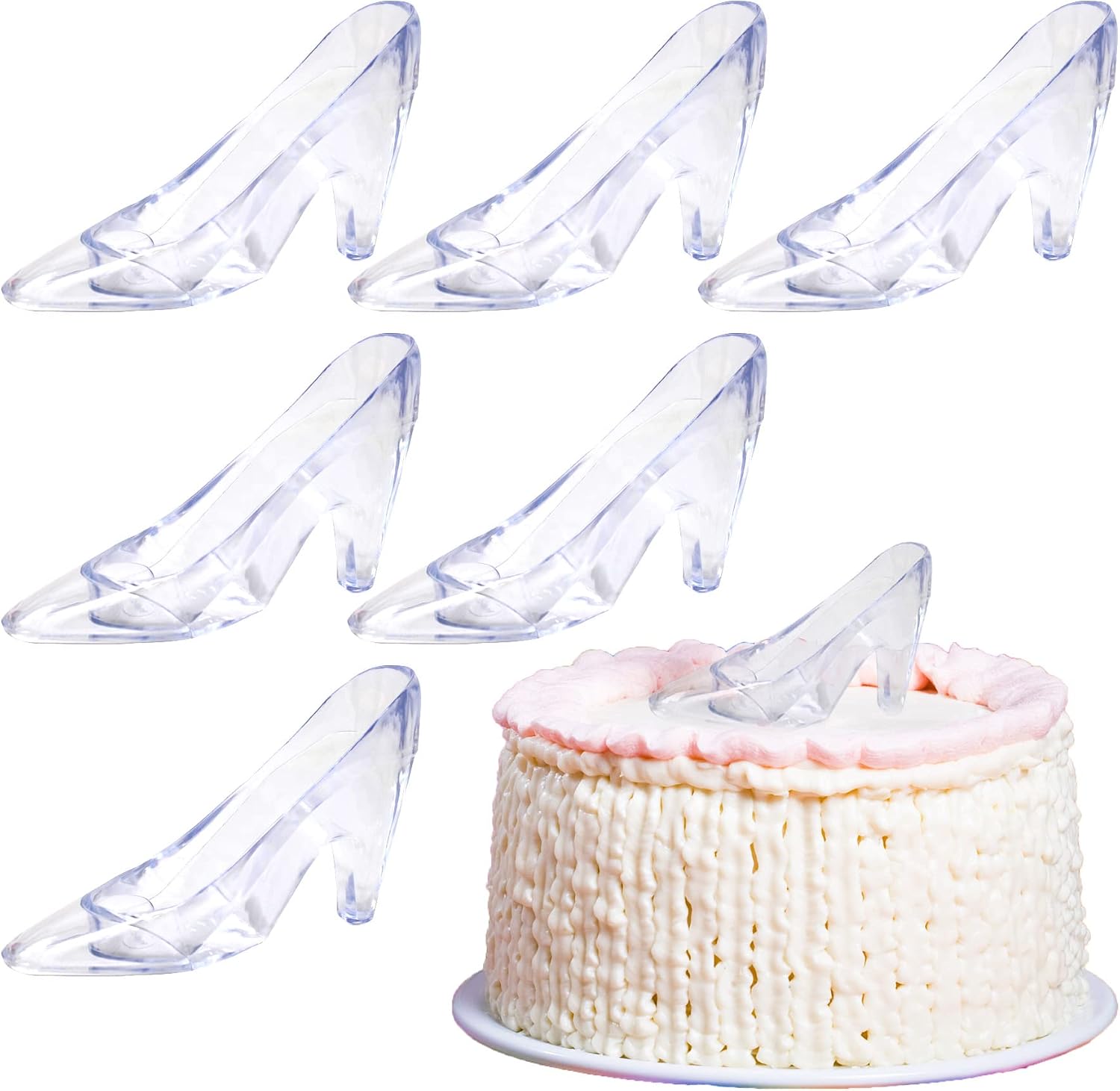 Amazon.com: Mini Cinderella Glass Slipper Shoes Decoration Cinderella ...