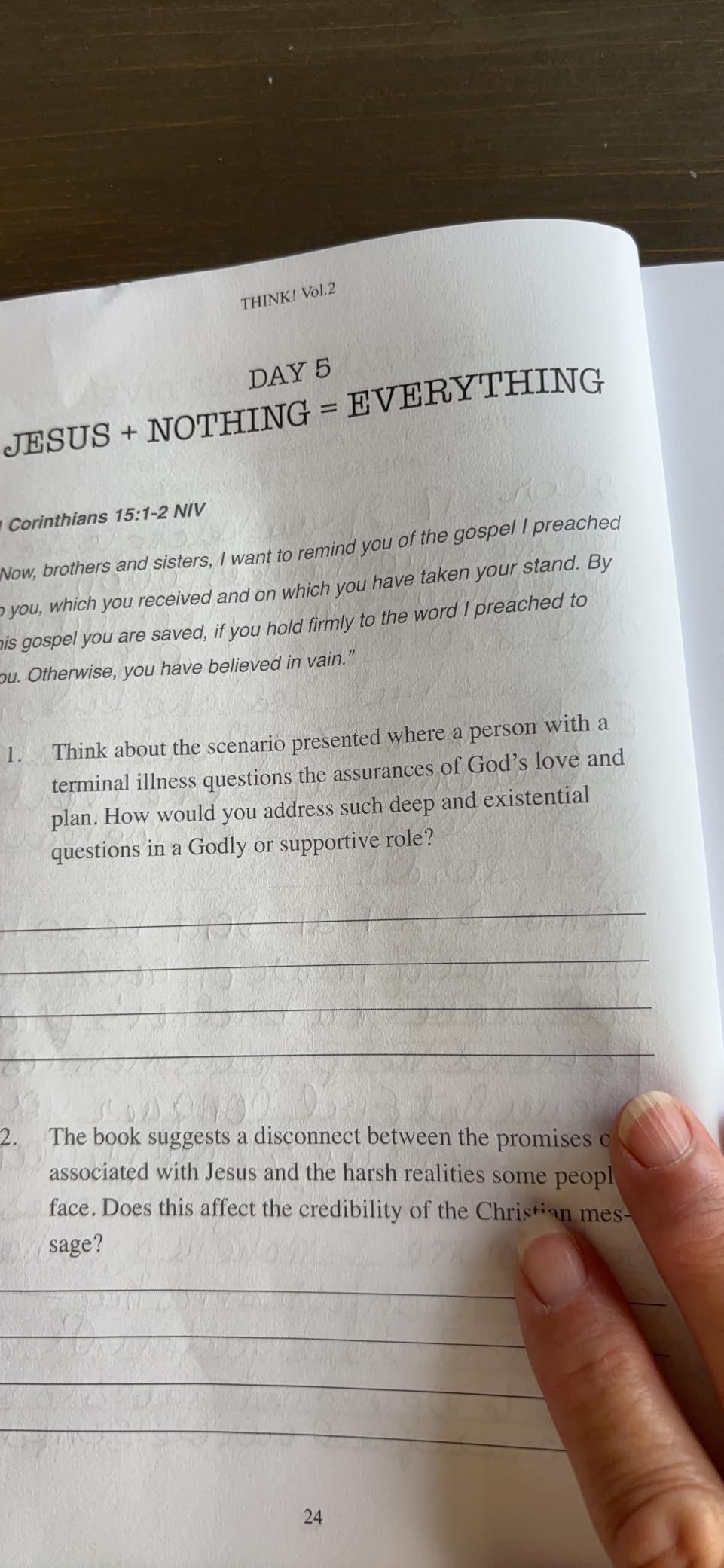 Think About THAT For a Minute! Volume 2 Official Study Guide: K, Kelly ...