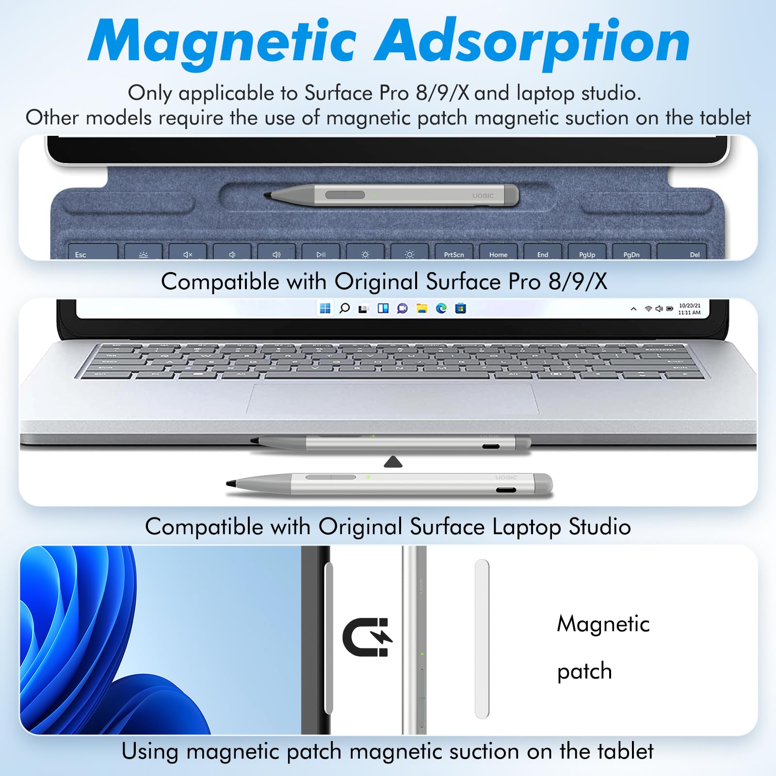 Snapklik.com : Uogic Slim Pen 2 For Surface