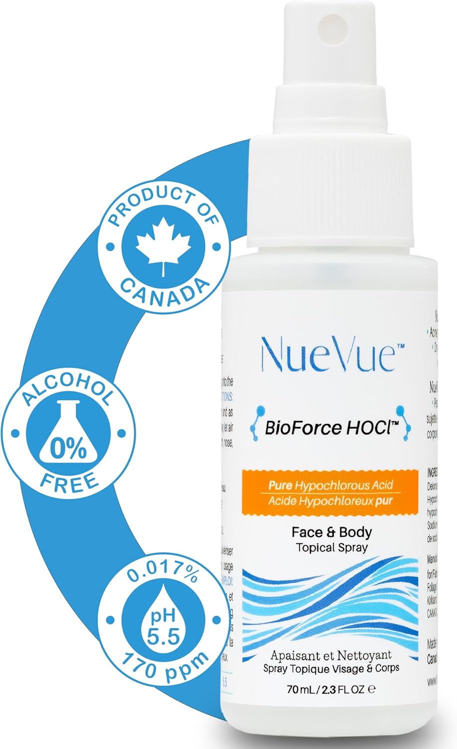 Amazon.com: BioForce HOCl - Pure Hypochlorous Acid Spray for Face ...