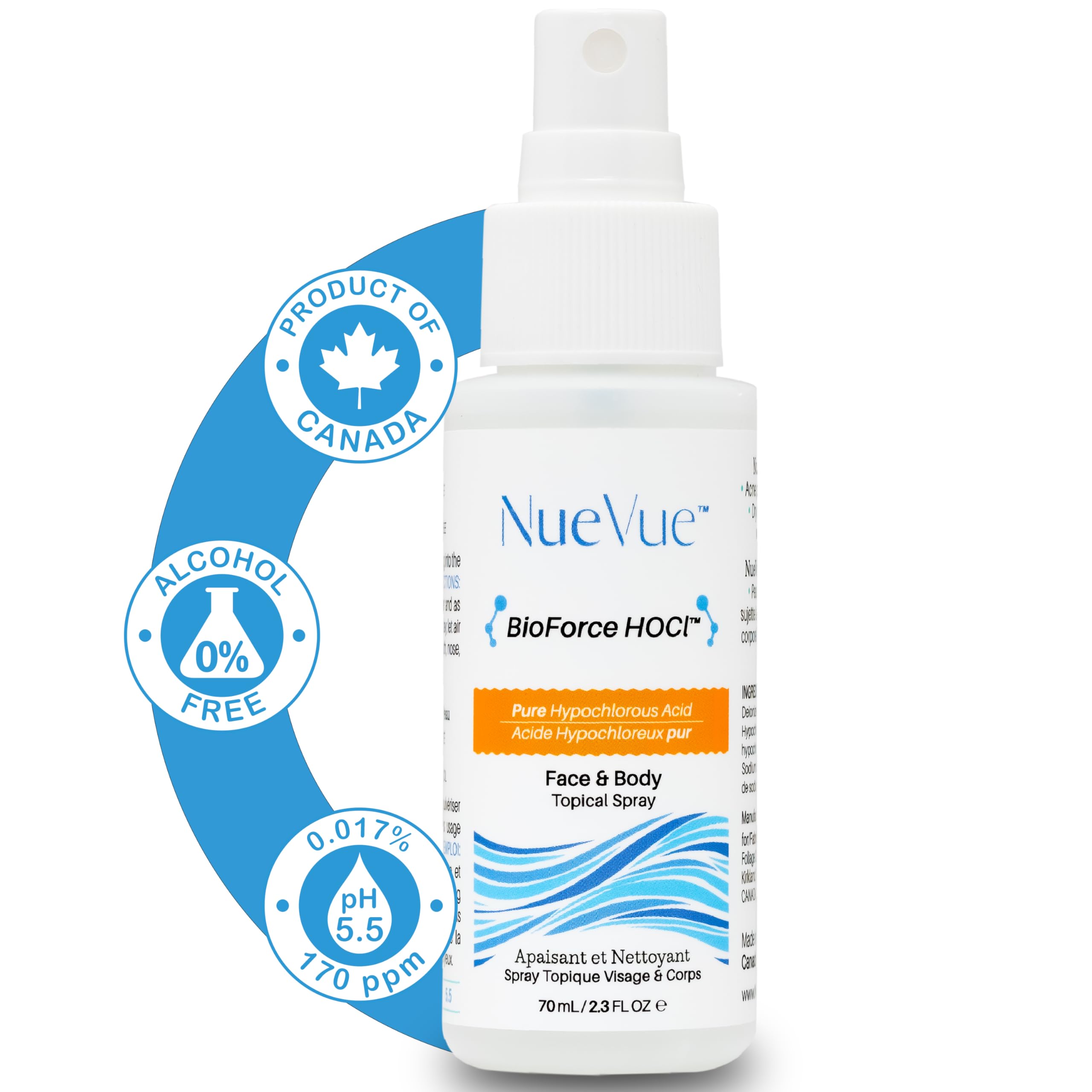 Amazon.com: BioForce HOCl - Pure Hypochlorous Acid Spray for Face ...