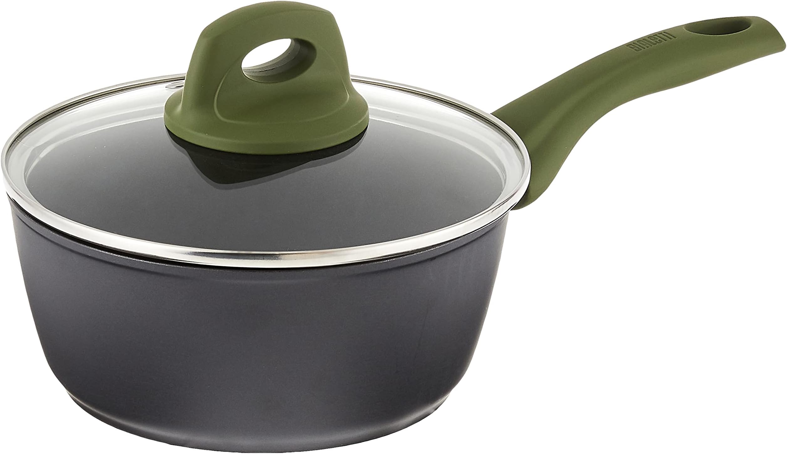 Amazon.com: Bialetti Simply Italian Nonstick Covered Sauce Pan, 1.9 ...