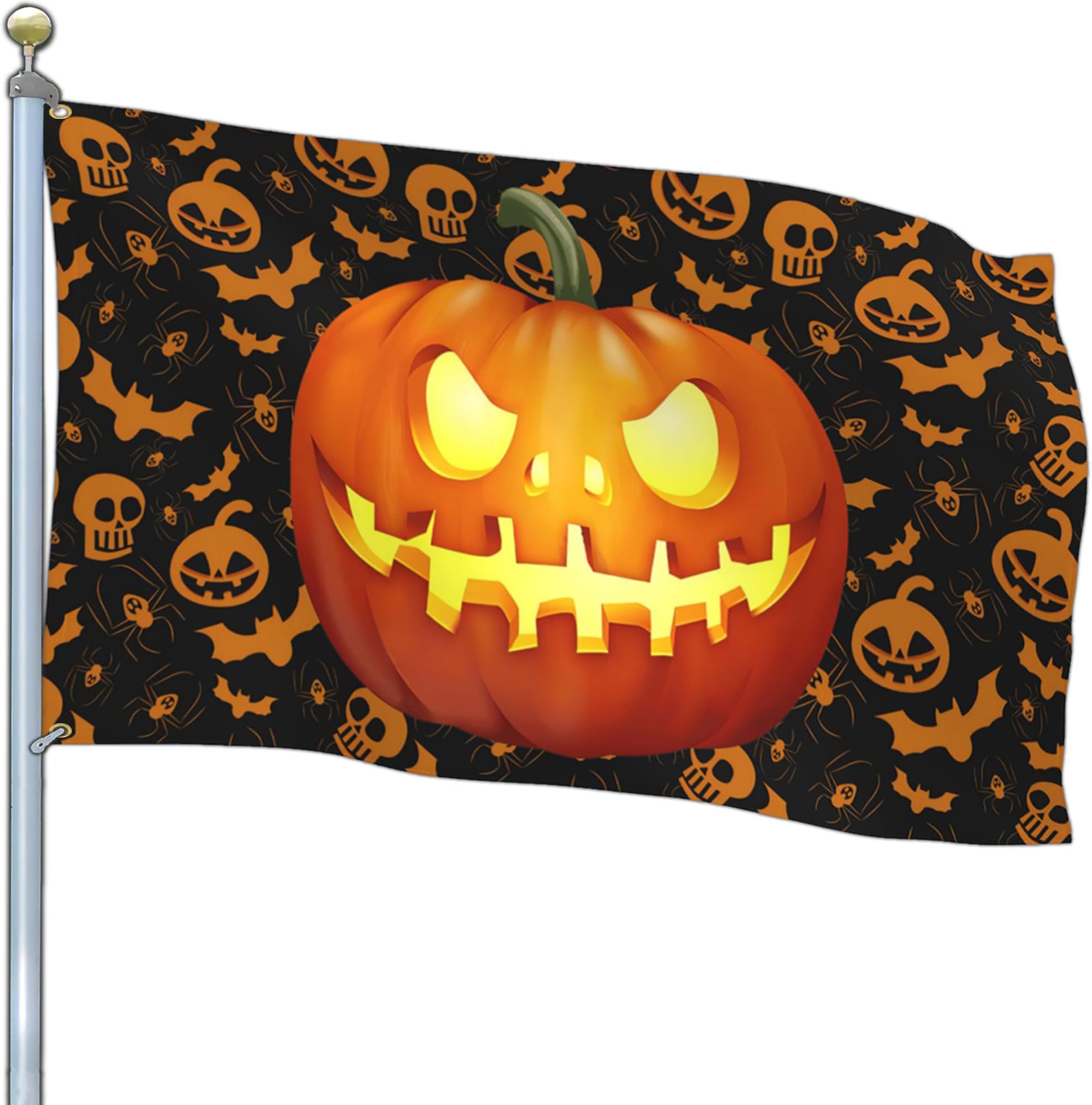 Amazon.com : NASIAN Halloween Flag 3x5 Outdoor Double Sided Scary ...