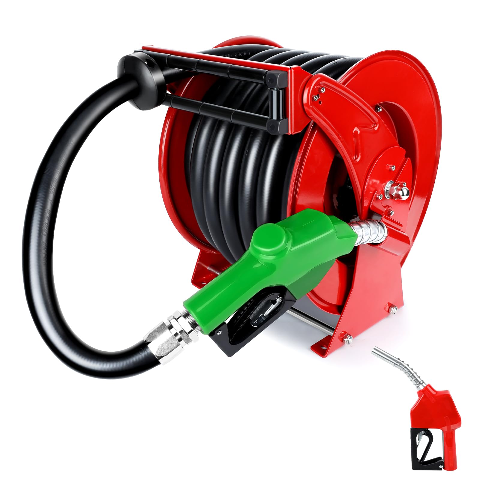 1 Inch Fuel Hose Reel Retractable Heavy Duty Hose Reel with Fueling ...